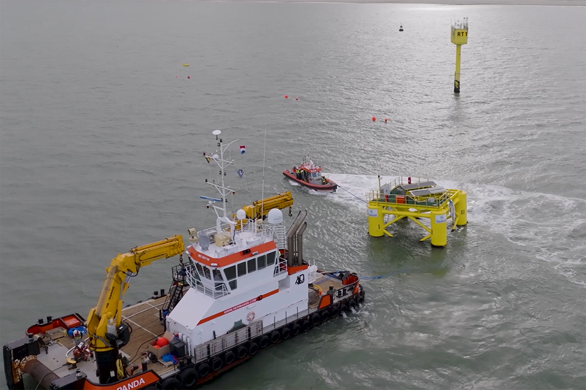 SeaVolt’s first of a kind test platform installed in offshore water ...